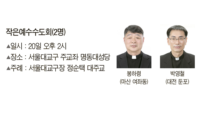 cpbc News : [사제서품] 작은예수수도회(2명), 7월 20일