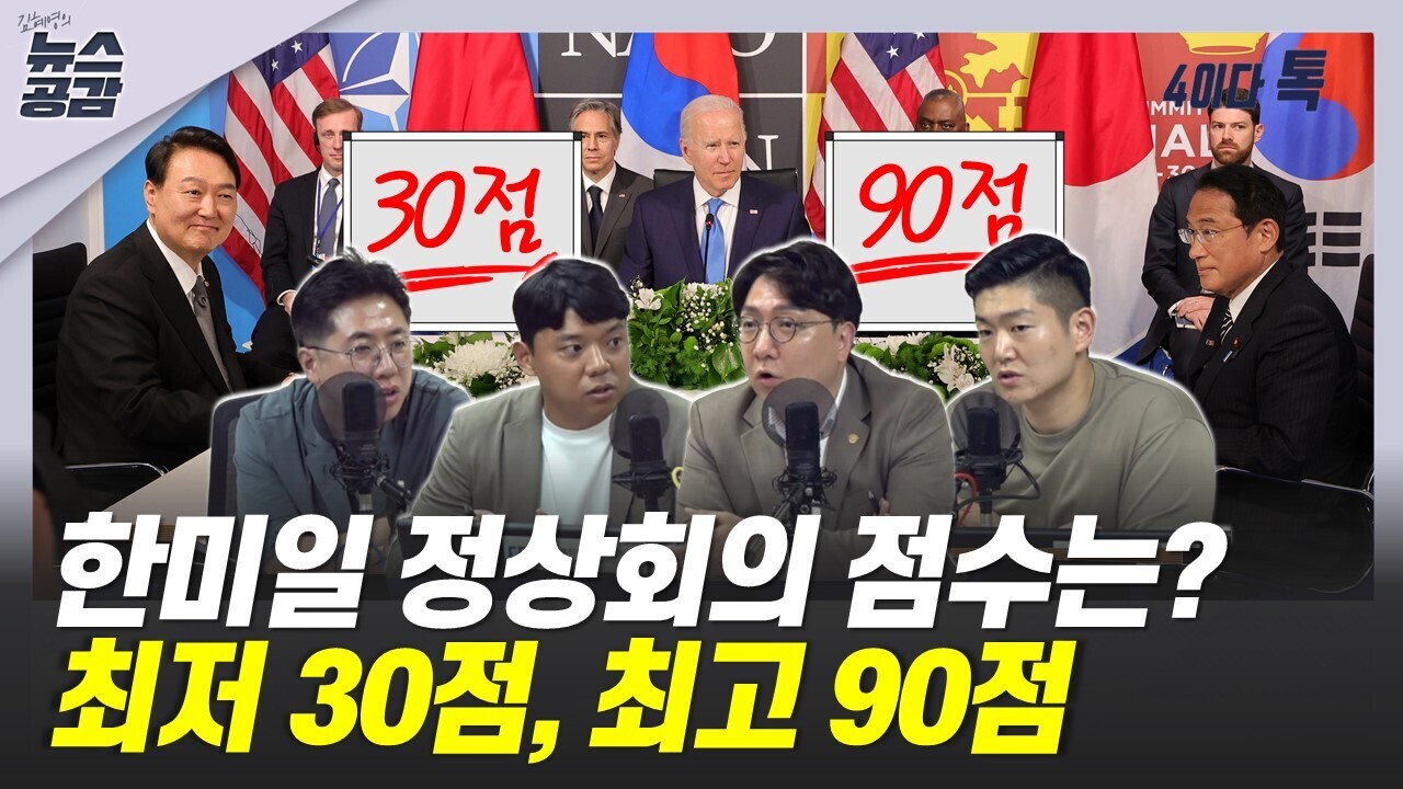 cpbc News : 4이다 톡 | 한미일 정상회의, 청년들이 준 점수는? [김혜영의 뉴스공감]