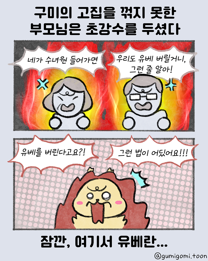 cpbc News : [세상 무해한 고슴도치 커플의 결혼장려툰 구미와 고미]-수녀원에 가다(2)